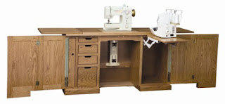 Custom Sewing Machine Cabinets-Amish Made